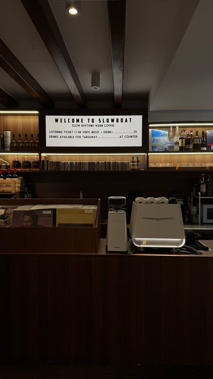 Slow Boat - SG's First Vinyl Listening Cafe